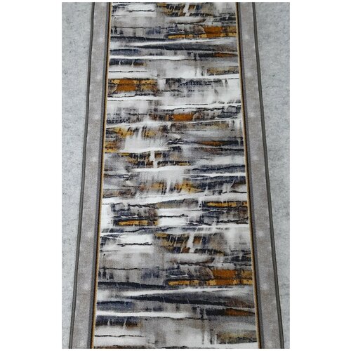 Ковровая дорожка на войлоке, Витебские ковры, с печатным рисунком, 2603/a2r/91, 0,6×2.2 м