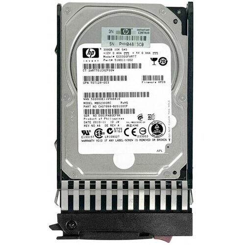 Жесткий диск HP CA07068-B20100CP 300Gb SAS 10000 2,5" HDD