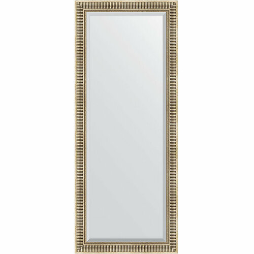 Зеркало Evoform Exclusive Floor 202х82 BY 6121 с фацетом в багетной раме - Серебряный акведук 93 мм