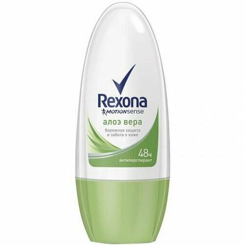 Дезодорант REXONA С экстрактом алое вера, ролик 50мл