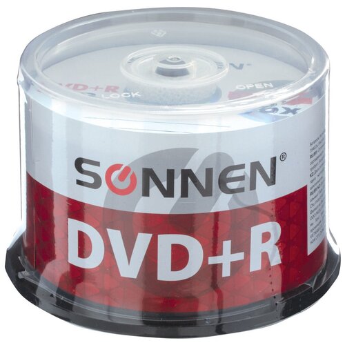 Диск DVD+RSONNEN4,7 Gb 16x, 50 шт.