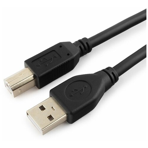 Кабель Cablexpert USB-A - USB-B (CCP-USB2-AMBM-6), 1.8 м, черный