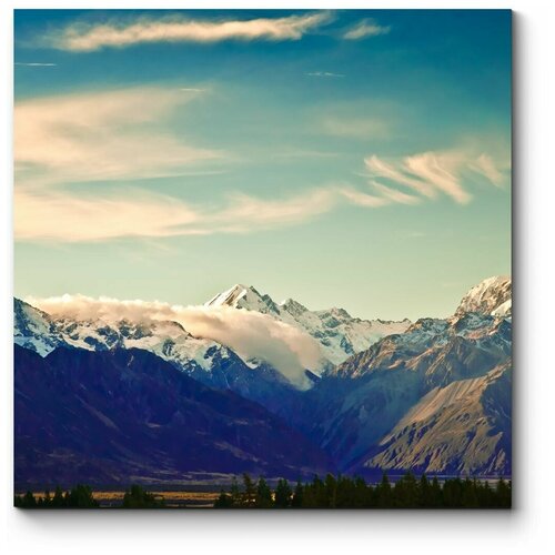 Модульная картина Горы Новой Зеландии 50x50