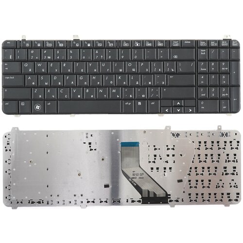 Клавиатура для ноутбука HP Pavilion dv6-1310er матовая черная