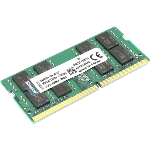 Модуль памяти Kingston SODIMM DDR4, 16ГБ, 2666МГц, 1.2В, PC4-21300