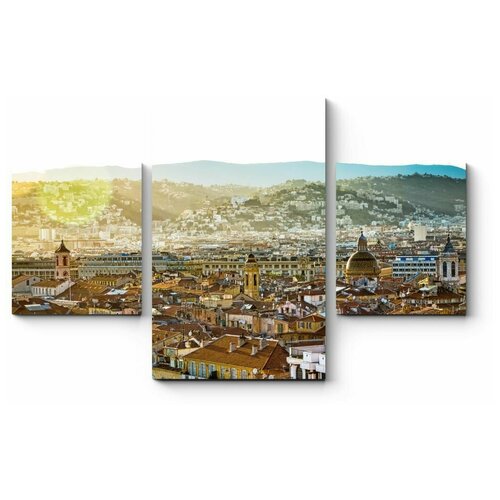 Модульная картина Панорама, Ницца, Франция130x85