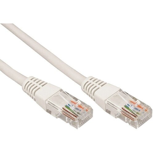 Шнур коммутационный, патч-корд U/UTP RJ45-RJ45, CAT 5e, PVC серый, 20м REXANT 18-1011 (5 шт)