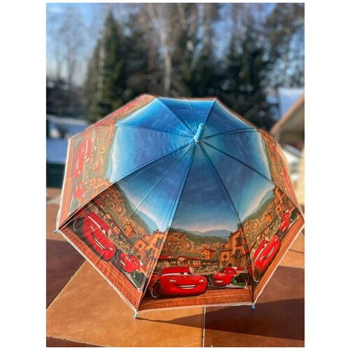 Зонт-трость Rain-Proof, красный, голубой