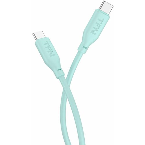 Кабель USB Type-C TFN TypeC-TypeC silicone 1.2m mint TFN-C-SIL-CC1M-MT