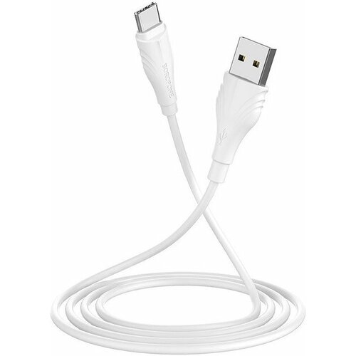 Дата-кабель Borofone BX18 USB-Type-C, 1 м, белый