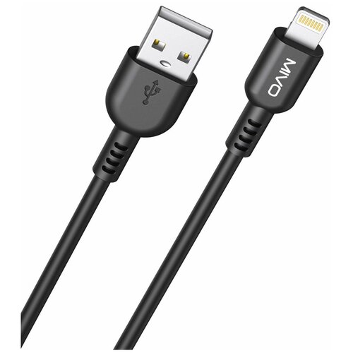 Кабель USB-Lightning Mivo MX-24L для зарядки Iphone/Apple/Ipad, 1м, 2.4А