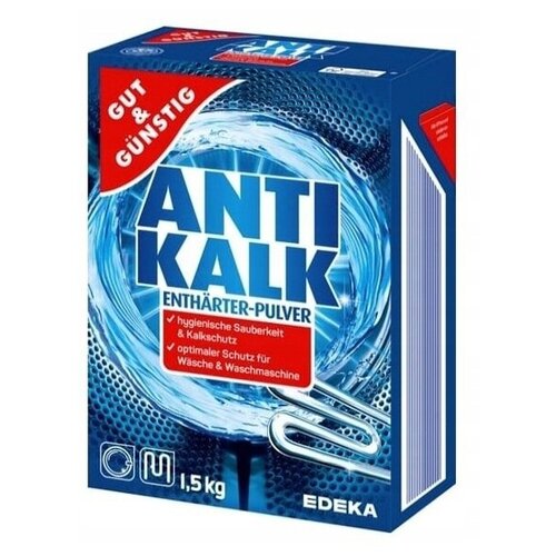 EDEKA Порошок для удаления накипи Anti-Kalk 1,5 кг.