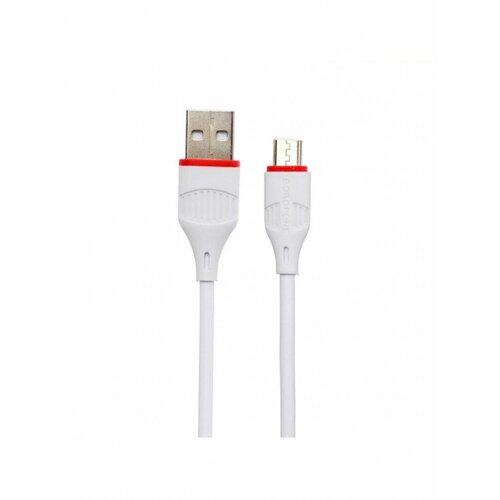 Кабель Borofone BX17 micro USB USB 2 4 А 1 м белый