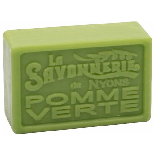 Туалетное парфюмированное мыло: с зеленым яблоком прямоугольное 100 гр.