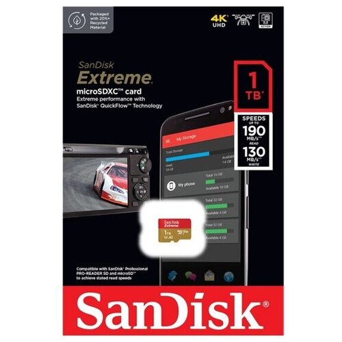 Extreme microSDXC Class 10 UHS Class 3 V30 A2