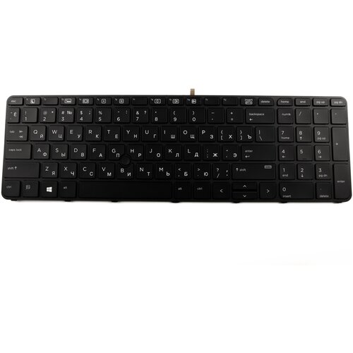 Клавиатура для HP Probook 450 G3 470 G3 с подсветкой c trackpoint p/n: 841137-001, 9Z. NCGBV.201