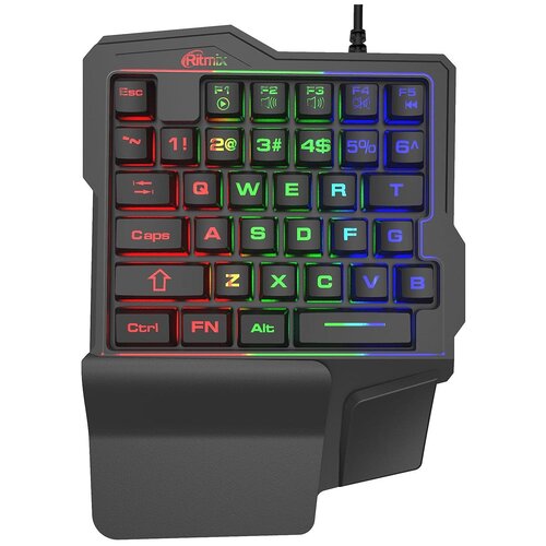 Клавиатура Ritmix RKB-209BL Gaming черный, английская