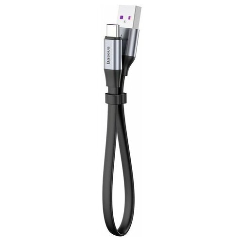Кабель Baseus Simple HW USB - USB Type-C, 0.23 м, 1 шт., черный