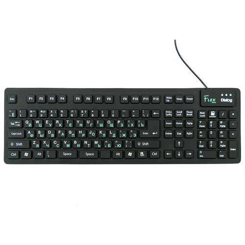 Клавиатура Dialog KFX-05U Black USB черный, русская