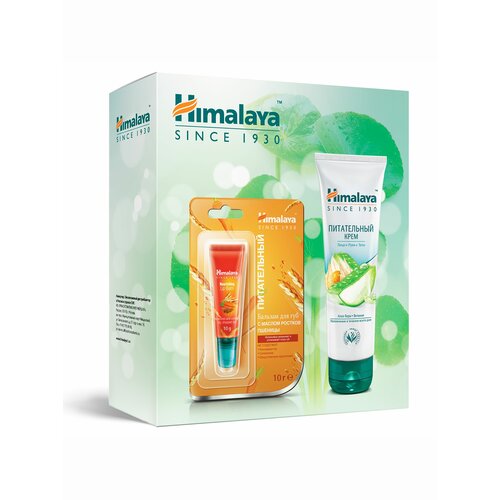 Himalaya Since 1930 Подарочный набор №2 (Питательный бальзам для губ 10гр + Питательный крем 75мл)