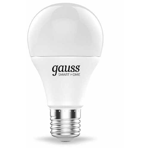 Светильник Gauss Лампа Светодиодная Smart Home RGBW E27 A60 8.5 Вт 2700-6500K