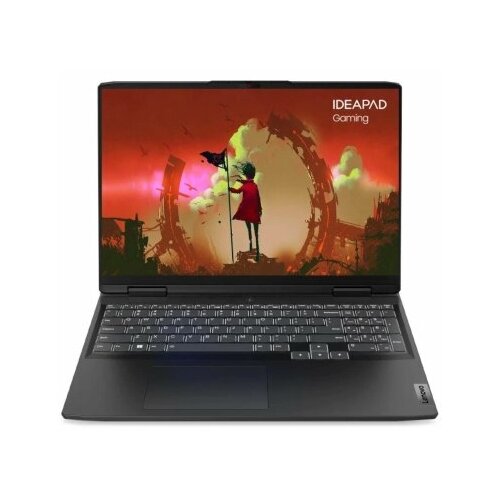 Ноутбук Lenovo IdeaPad Gaming 3 16ARH7 82SC009XRK AMD Ryzen 5 6600H, 3.3 GHz - 4.5 GHz, 8192 Mb, 16" WUXGA 1920x1200, 512 Gb SSD, DVD нет, nVidia GeForce RTX 3050 4096 Mb, No OS, серый, 2.5 кг, 82SC009XRK
