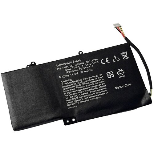 Аккумулятор для ноутбука HP Envy X360 15, Pavilion 13-a000 Series. 11.4V 3720mAh PN: NP03XL