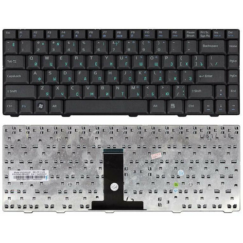Клавиатура для ноутбука Asus F80S черная, версия 1