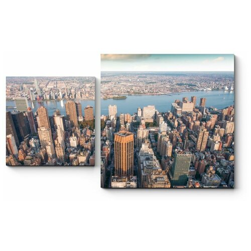 Модульная картина Панорама Нью-Йорка150x90