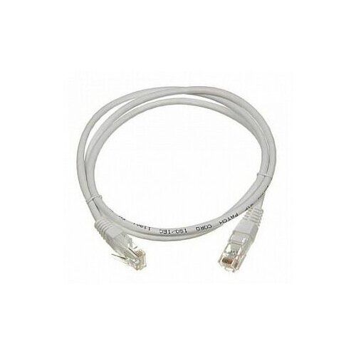 Патч-корд Lanmaster UTP LAN-PC45/U5E-1.0-GY вилка RJ-45-вилка RJ-45 кат.5е 1м серый LSZH - 10 уп