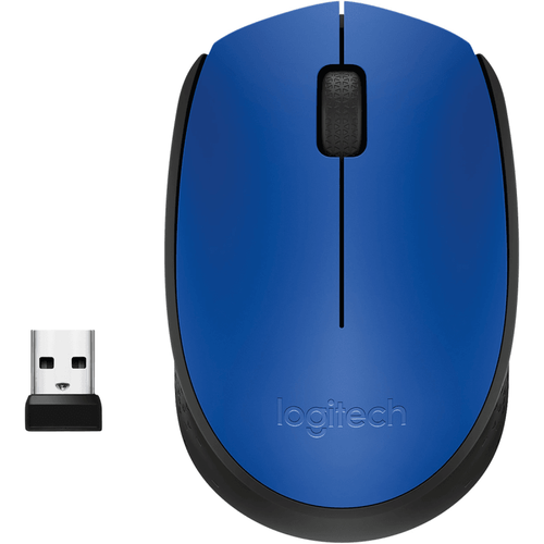 Мышь беспроводная Logitech M171 Blue (синяя, оптическая, 1000dpi, 2.4 GHz/USB-ресивер) (арт. 910-004644, M/N: M-R0060 / C-U0010)