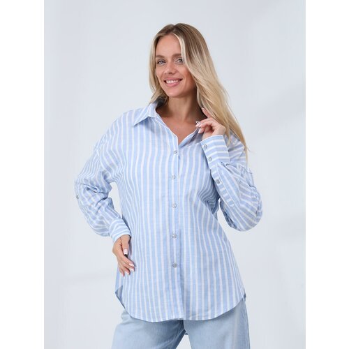 Рубашка  VITACCI, размер 46-48, голубой