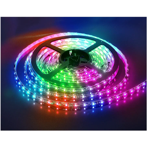 Светодиодная лента Smartbuy 14.4Вт, 12В, 60шт/м, 5 метров (SBL-IP20-14-4 RGB-DBL) RGB