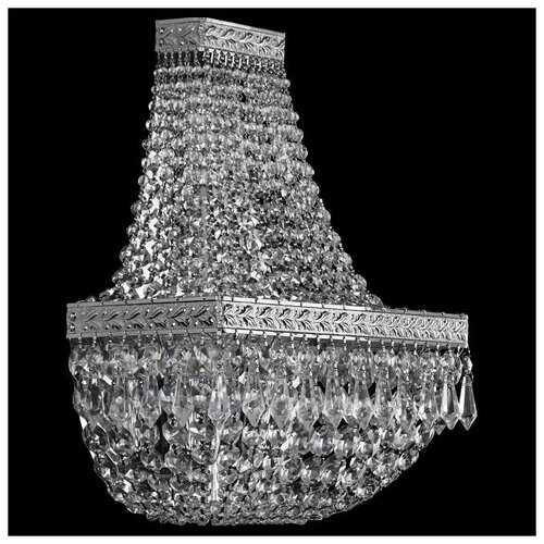Настенный светильник Bohemia Ivele Crystal 1901 19012B/H1/25IV Ni, E14, 120 Вт, кол-во ламп: 3 шт.