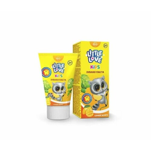 Зубная паста (детская) Little Love 62г сочное манго (2+)