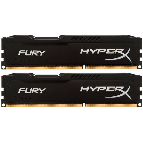 Оперативная память HyperX Fury 16 ГБ (8 ГБ x 2 шт.) DDR3 1600 МГц DIMM CL10 HX316C10FBK2/16