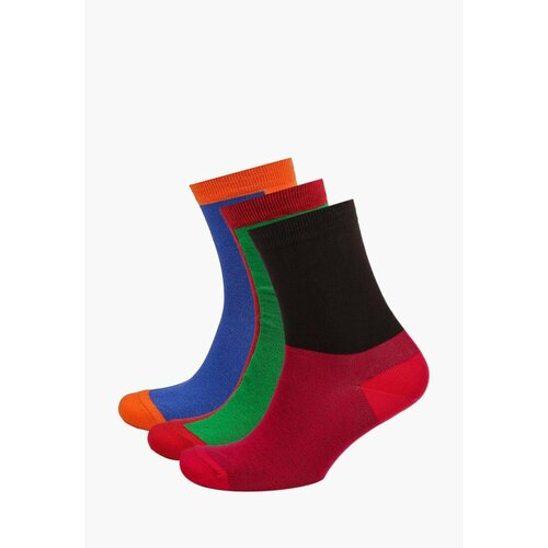 Носки Big Bang Socks, 3 пары, размер 40-44, мультиколор