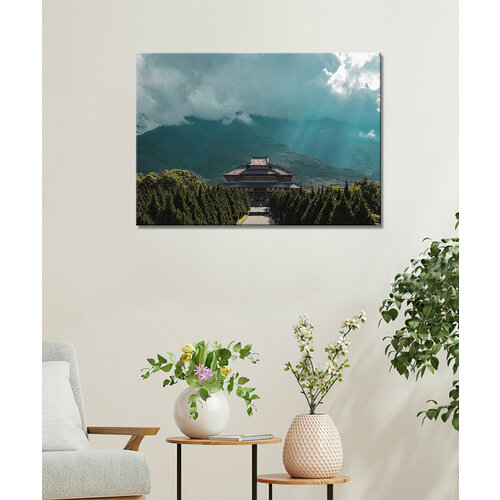Картина/Картина на холсте для интерьера/Картина на стену/Картина для кухни/ - Китай горы 8 50х70