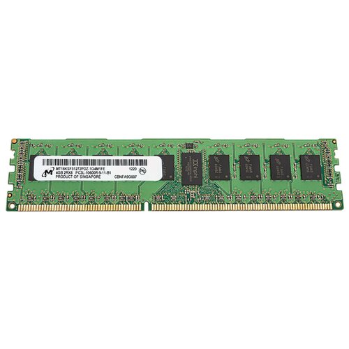 Оперативная память Micron 4 ГБ DDR3L 1333 МГц DIMM CL9 MT18KSF51272PDZ-1G4M1