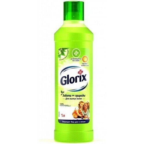 Средство чистящее для пола Glorix Цветущая яблоня и ландыш 1 л
