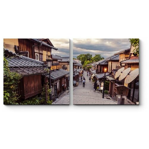Модульная картина Нинэн-зака-любимая улочка Киото60x30