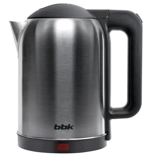 Чайник электрический BBK EK1809S с подставкой 360 градусов и защитой от перегрева, 1.8 литра, нержавеющая сталь