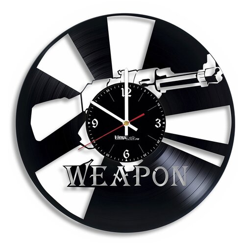 Часы из виниловой пластинки (c) VinylLab Оружие