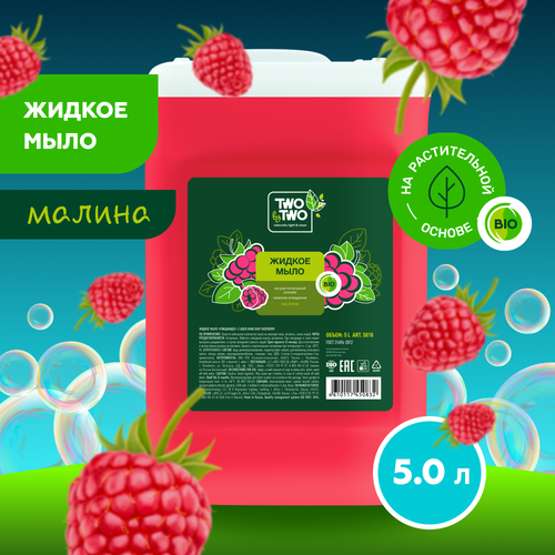 Жидкое мыло Малина TWO by TWO, 5 л / 5810