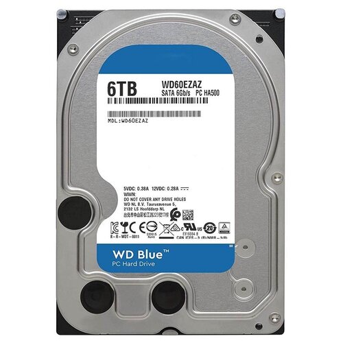 Жесткий диск Western Digital WD Blue 6 ТБ WD60EZAZ