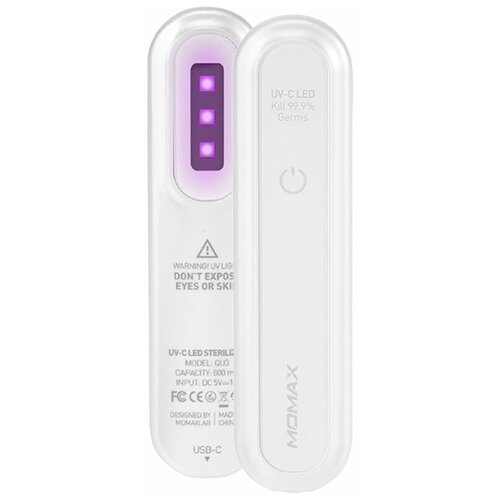 Ультрафиолетовая лампа Momax UV-C Pen Sanitizer Белая