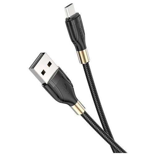 Hoco U92, 2.4 A / Кабель Micro-USB, 1.2 м / черный