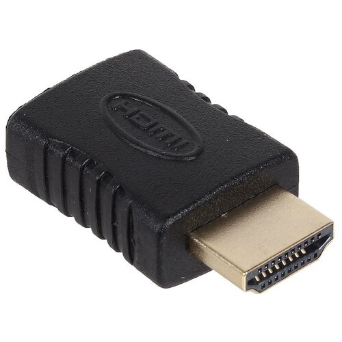 Переходник 3Cott 3C-HDMIM-HDMIF-AD206GP HDMI/M-HDMI/F позолоченные коннекторы черный