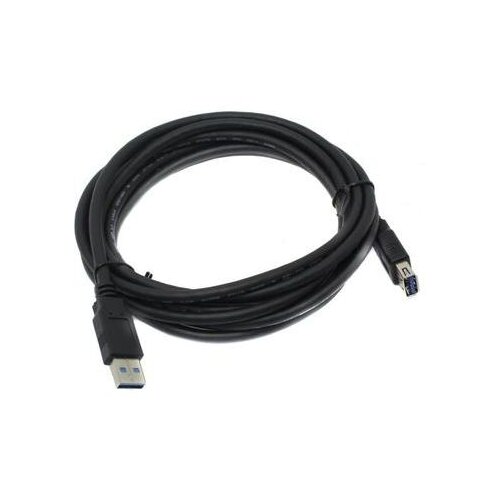 Удлинитель ExeGate USB - USB (EX284933RUS), 3 м, черный