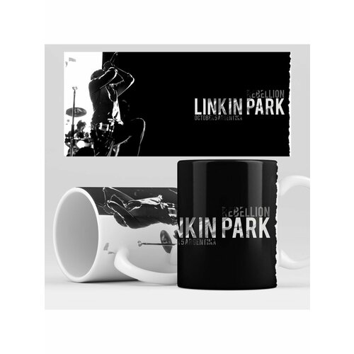 Кружка с принтом музыкальная группа Linkin Park, Линкин парк